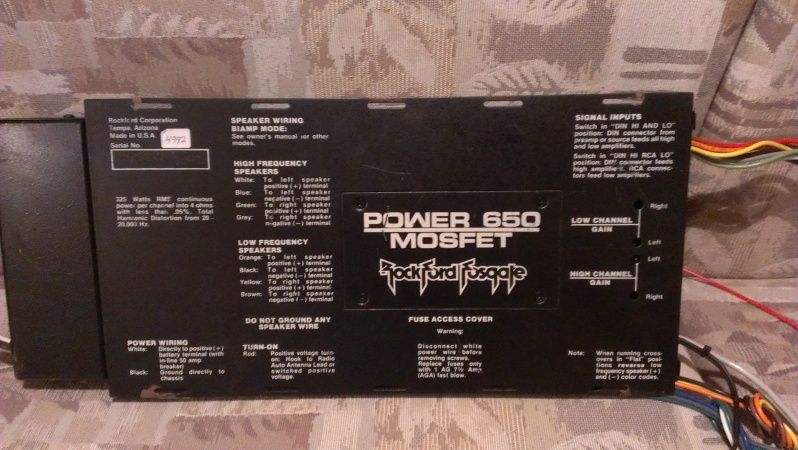 FS Rockford Fosgate Power 650 Mosfet | DIYMobileAudio.com Car Stereo Forum