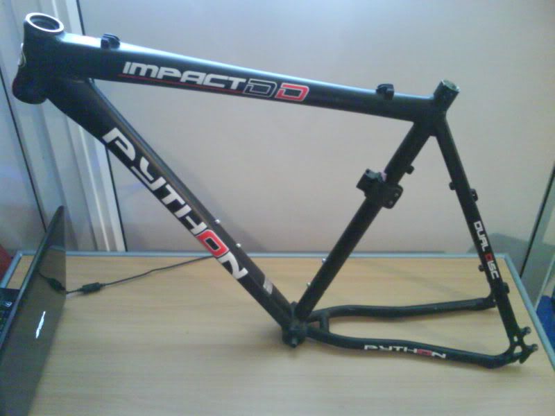python impact DD bike frame | Reptile Forums