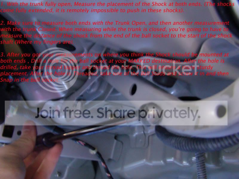 DIY: Trunk Shocks | Honda Civic Forums - 7thGenHonda